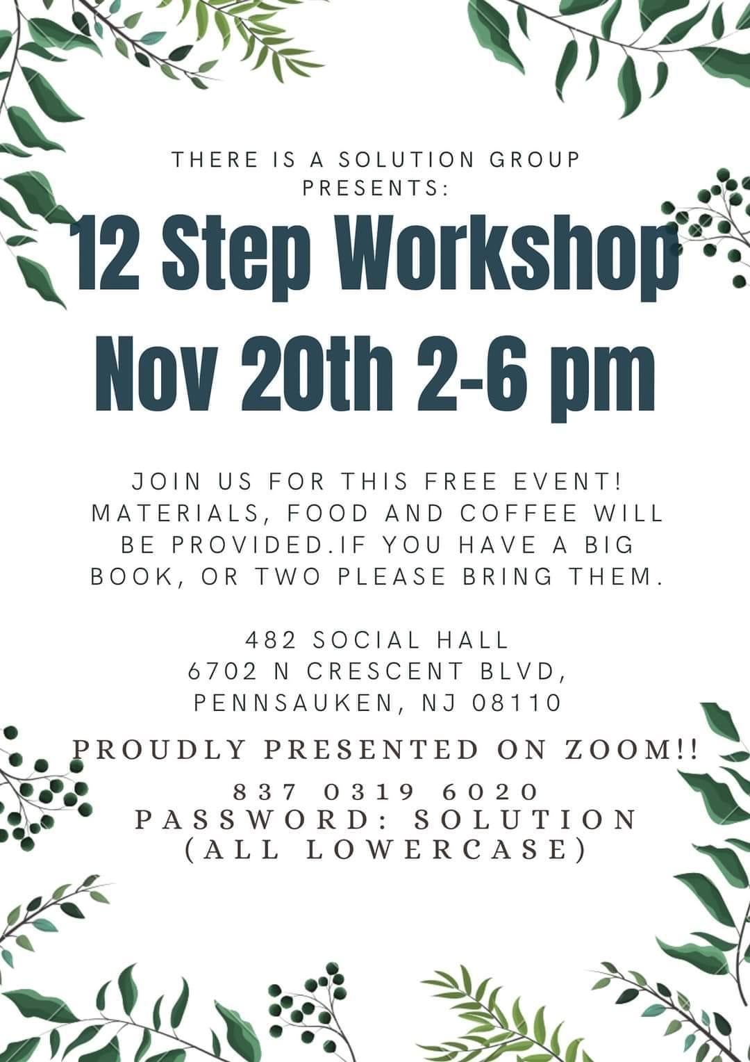 12 Step Workshop – AASJ